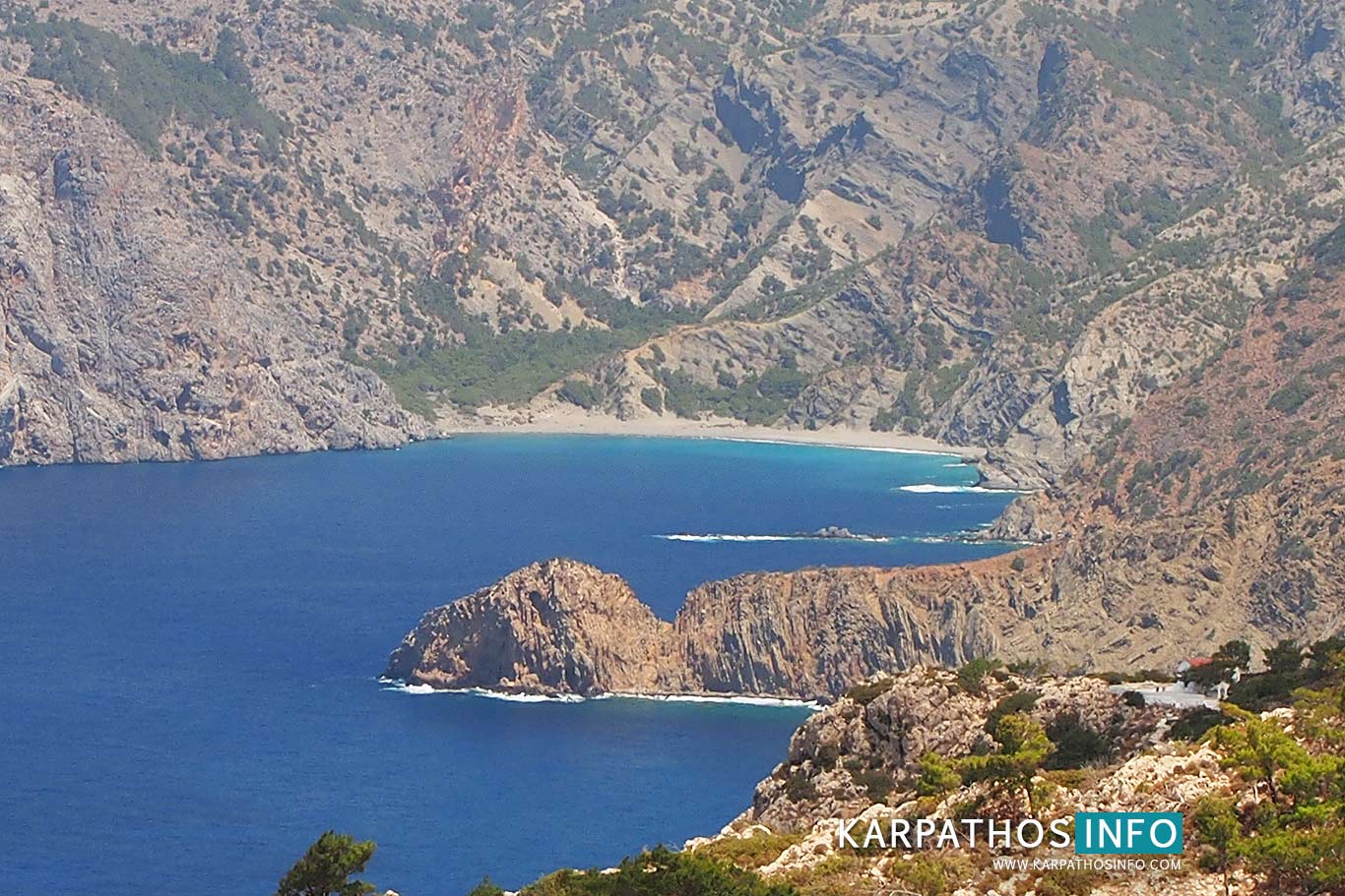 Agia Irini beach Karpathos, near Mesochori