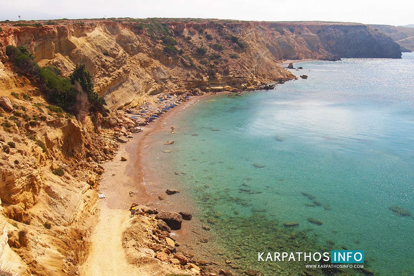 Agios Theodoros beach Karpathos island Greece