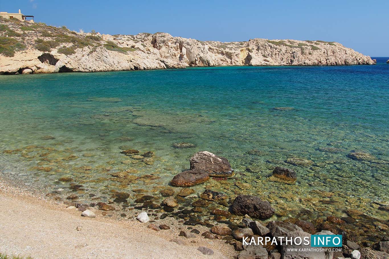 Fokia beach in Amoopi (Lakki) | Karpathos Travel Guide
