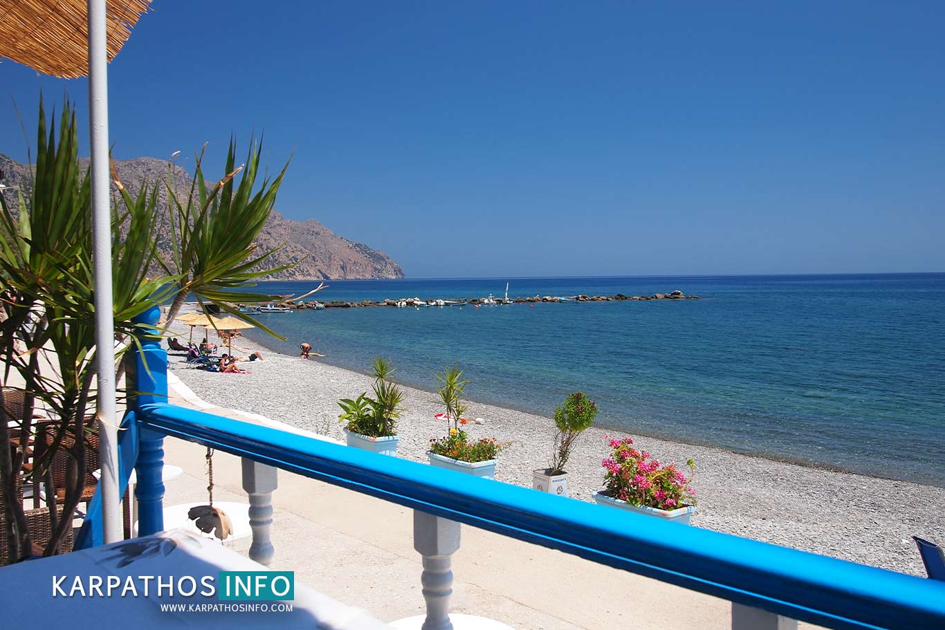 Travel guide to Diafani beach Karpathos, photos and infos