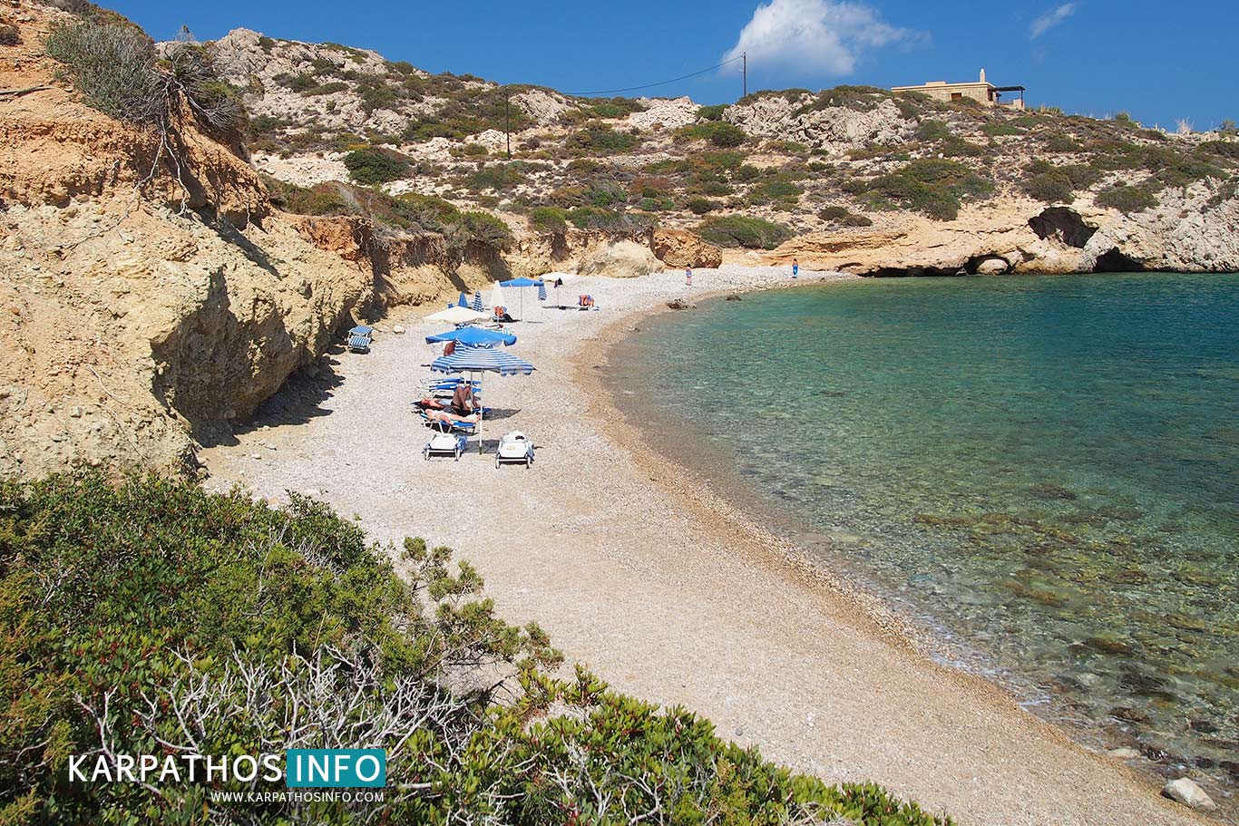 Fokia beach in Amoopi (Lakki) | Karpathos Travel Guide