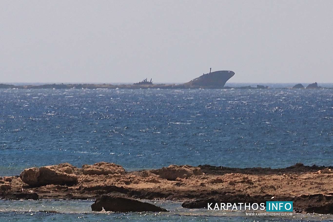 Likki beach (Cape Likki) Karpathos shipwreck