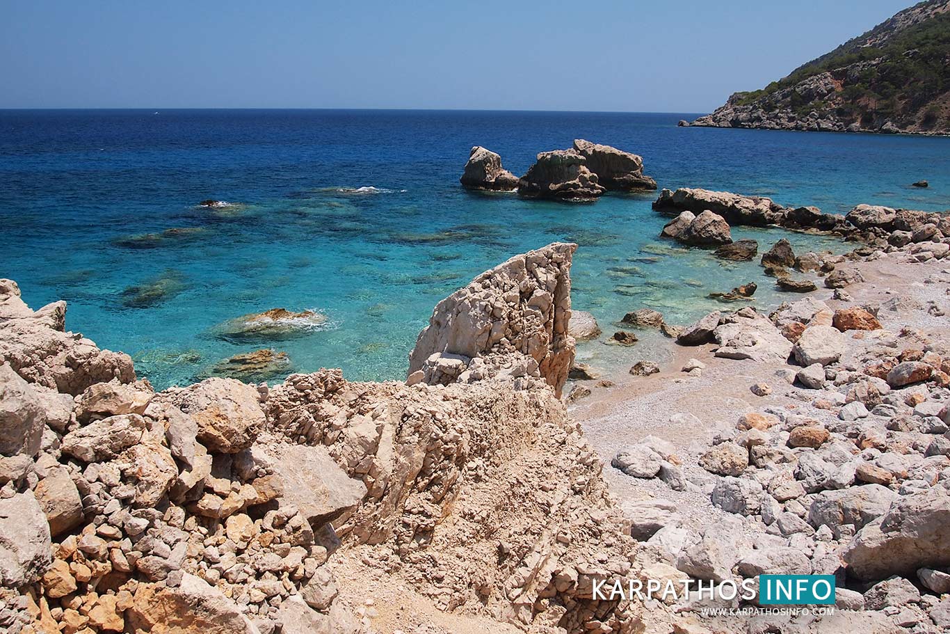 Kato Lakkos beach Karpathos Island Guide with Infos & Photos