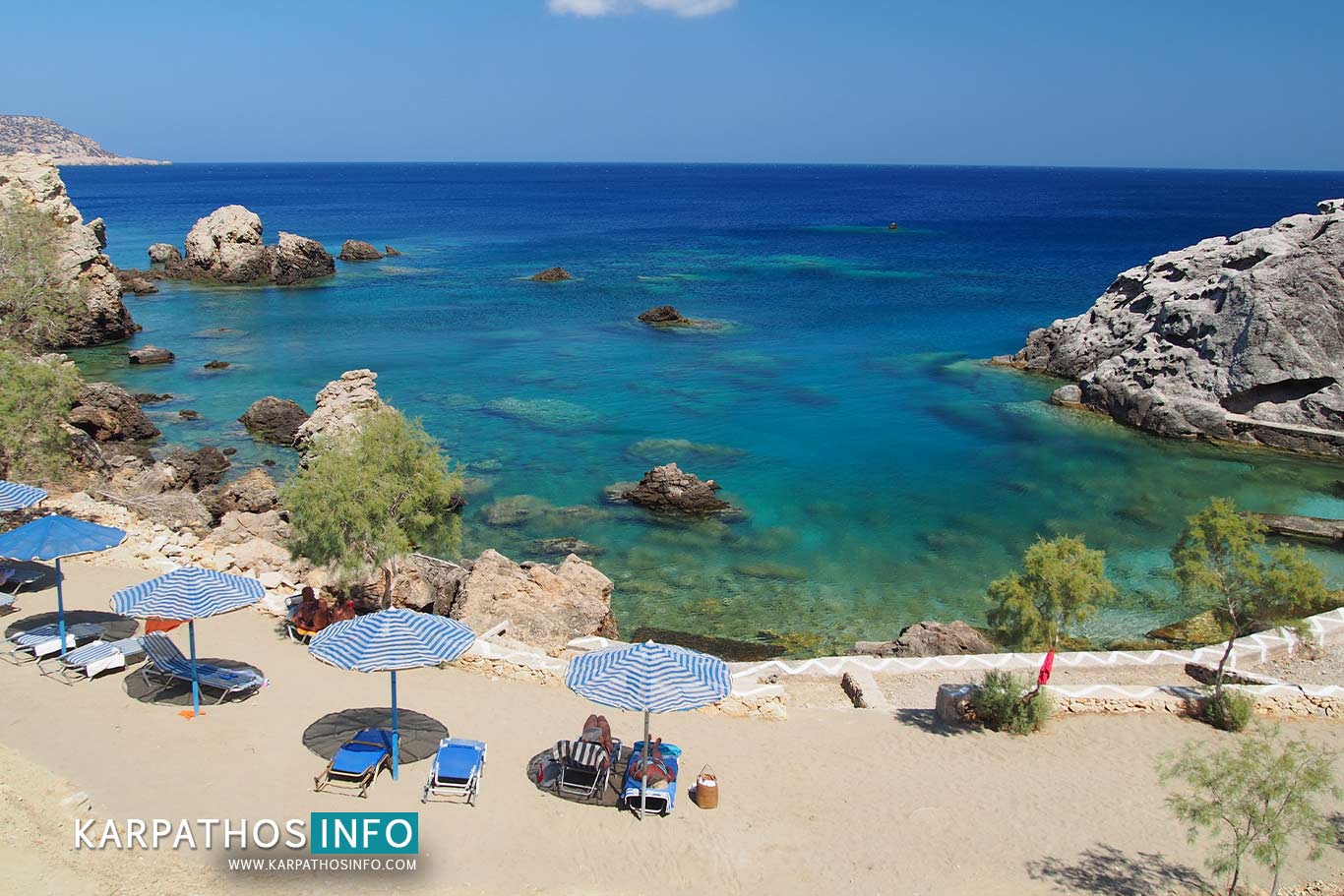 Kastelia bay (Maounas beach) Amoopi, Karpathos Island Greece