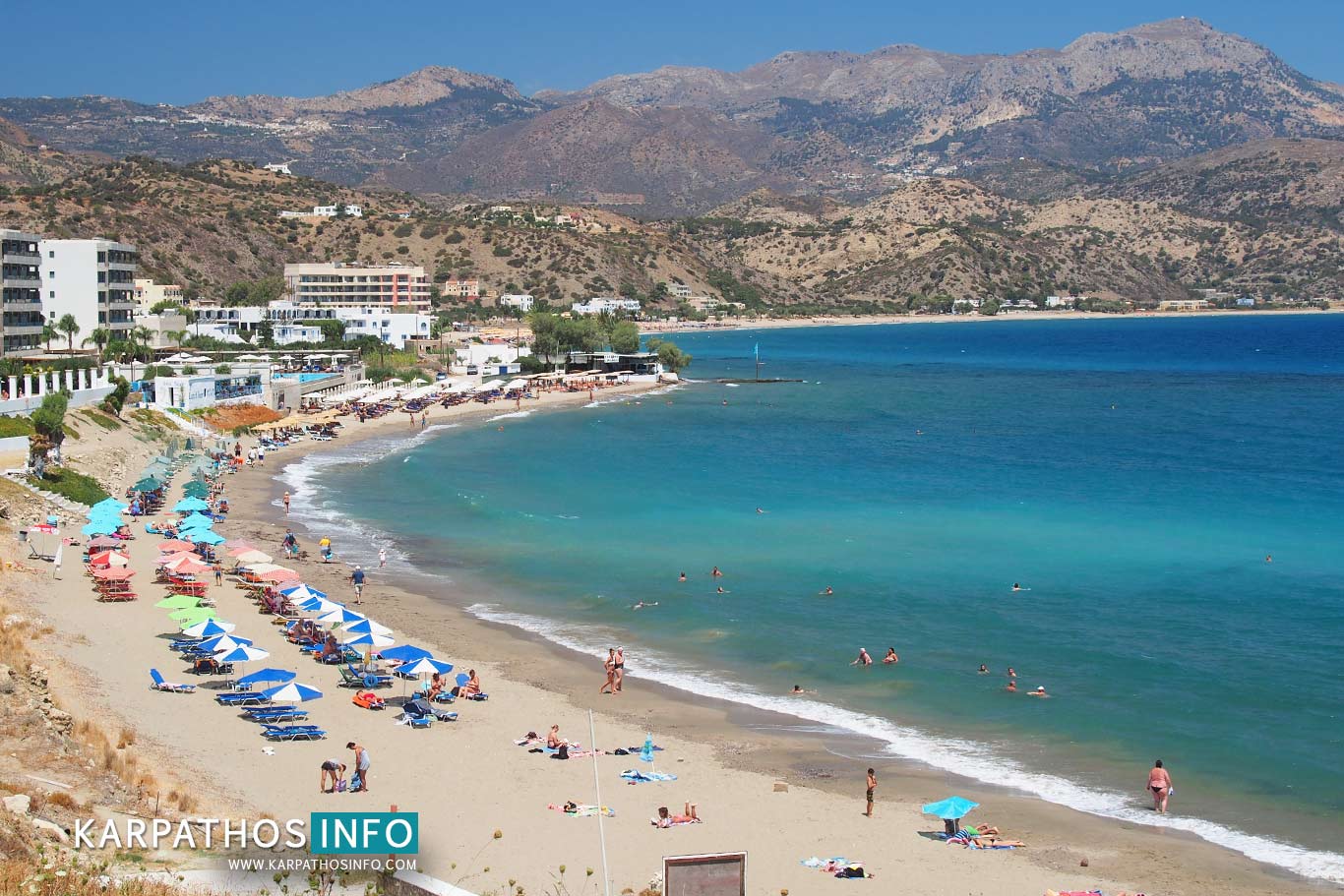 Pigadia beach Karpathos: Photos, Infos, What to find & Map