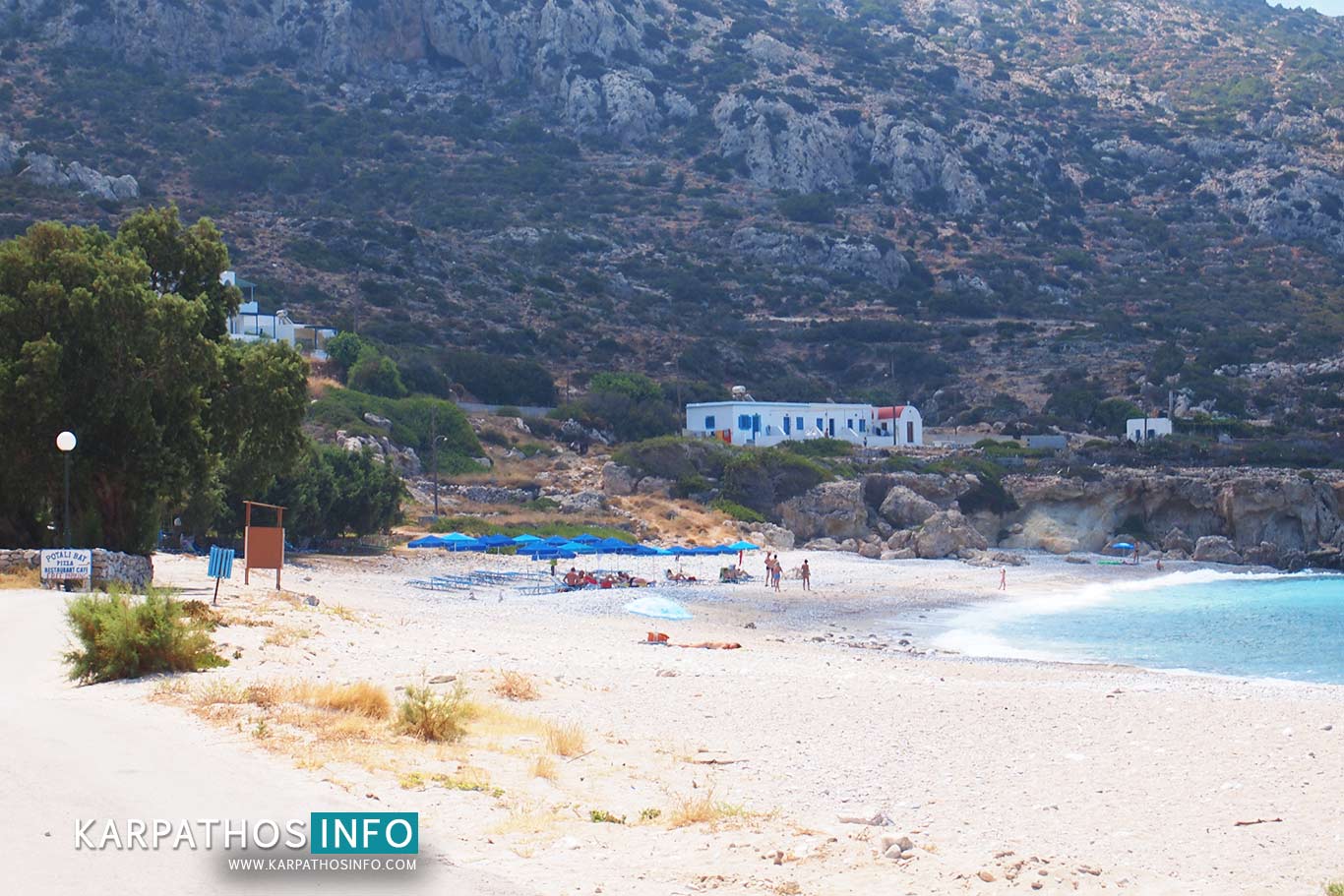 Potali beach Karpathos, near Kato Lefkos: guide with photos
