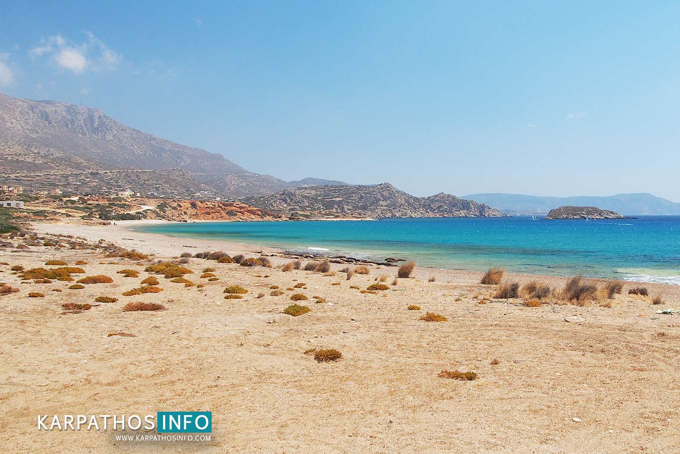 Guide to Vatha beach in Afiartis Karpathos with photos